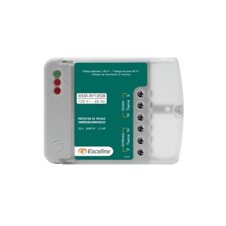 Protector Monofasico Motores 220V, GSM-M220B/3, Exceline – Elecsa